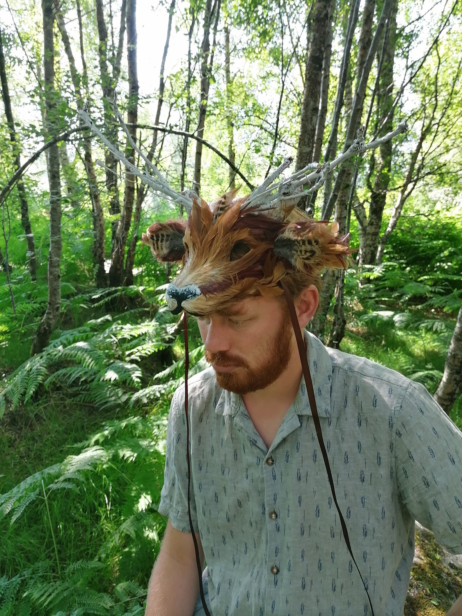 Luxury Stag Mask Woodland Deer Reindeer Mask Deer - Etsy