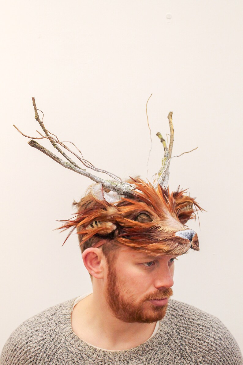 Luxury Stag Mask Woodland Deer Reindeer Mask Deer | Etsy