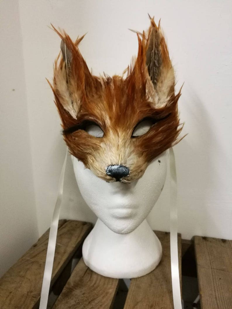 Children's Luxury Ginger fox Mask Woodland Animals | Etsy