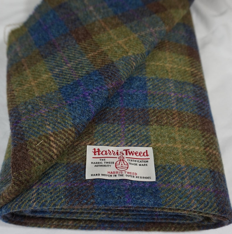 Tweed Crafts Craft Fabrics Harris Tweed 100% Wool Craft Fabric - 50cm X ...