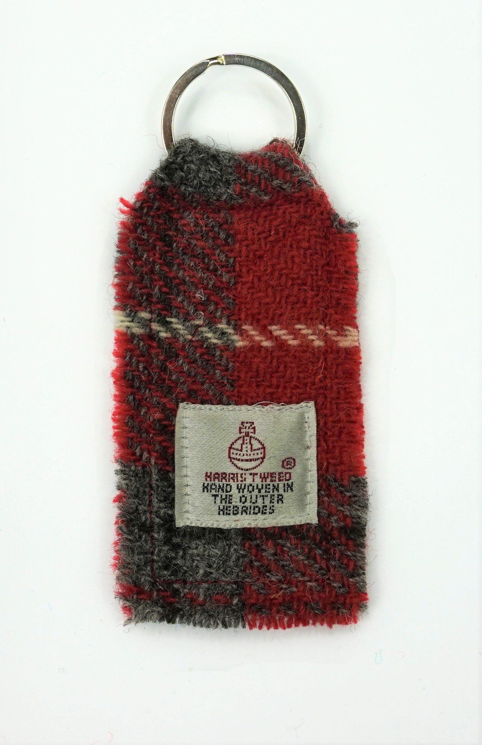 Harris Tweed Keyring Fabric Flat Key Ring Fob Scottish Gift | Etsy
