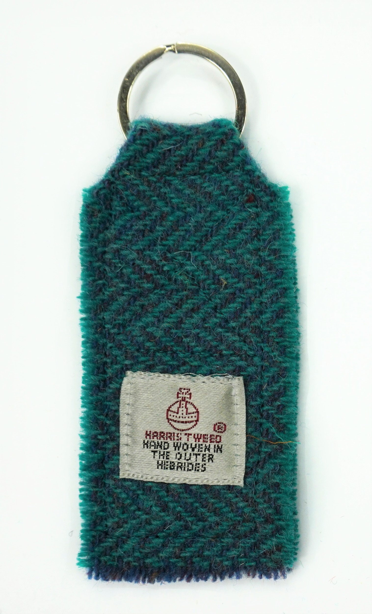 Harris Tweed Keyring Fabric Flat Key Ring Fob Scottish Gift | Etsy