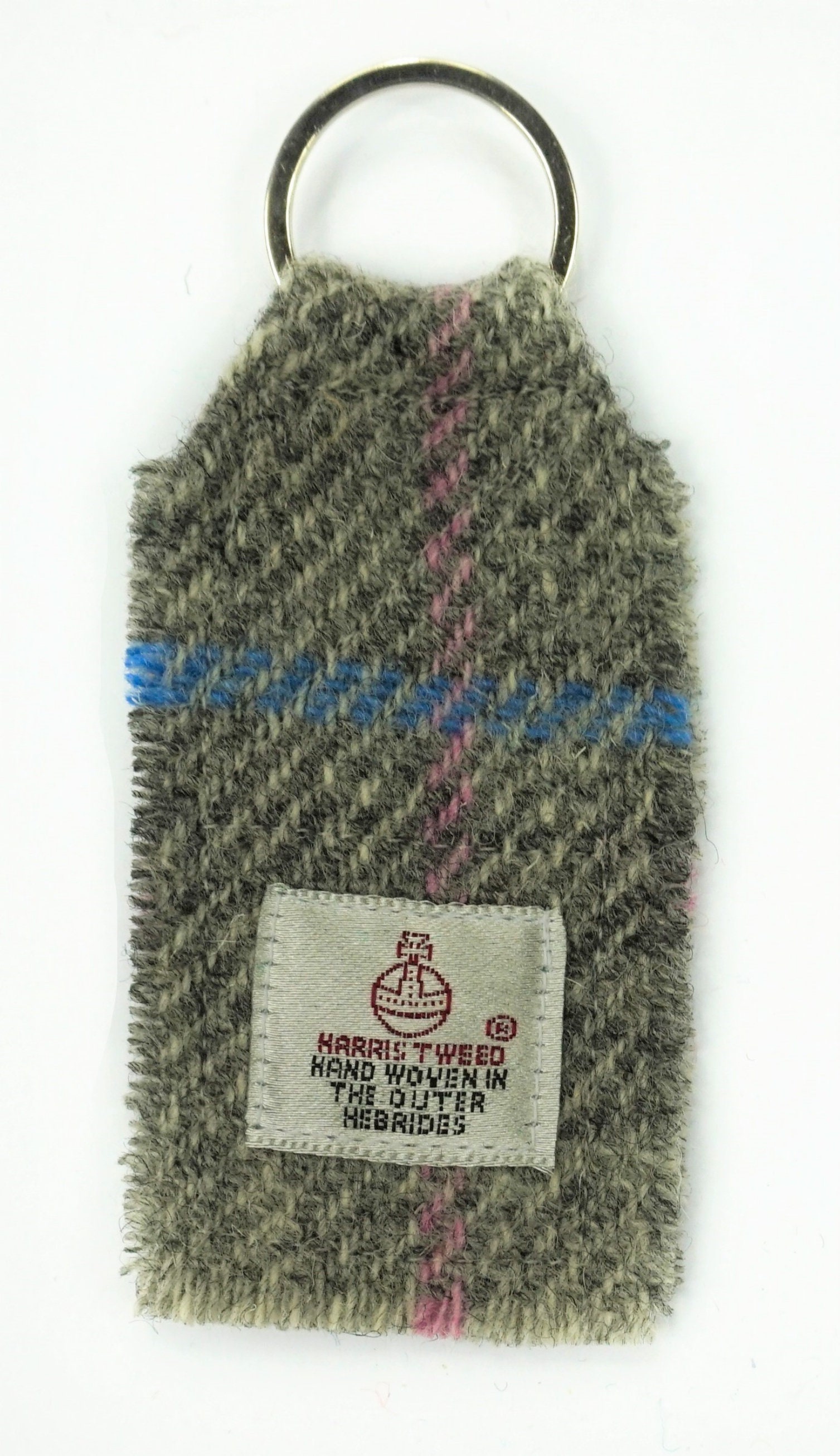 Harris Tweed Keyring Fabric Flat Key Ring Fob Scottish Gift | Etsy