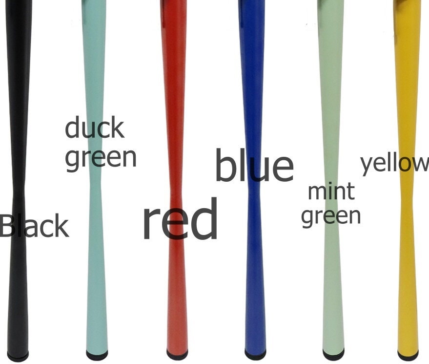 4 X Metal/steel/ Table/bench Legs Tip Toe Clamp/screws Various Colours ...