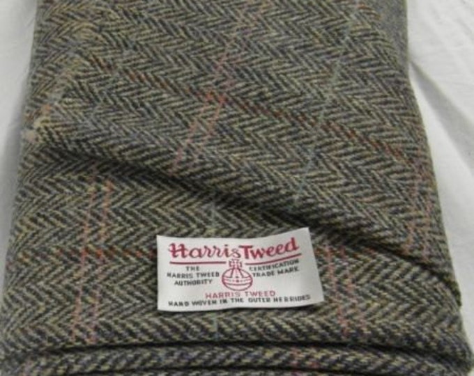 Authentic Harris Tweed Fabric Material for Craft Work Various Sizes ...
