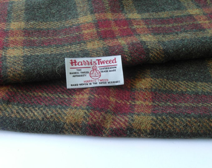 Authentic Harris Tweed Fabric Material for Craft Work 1 X Piece Various ...