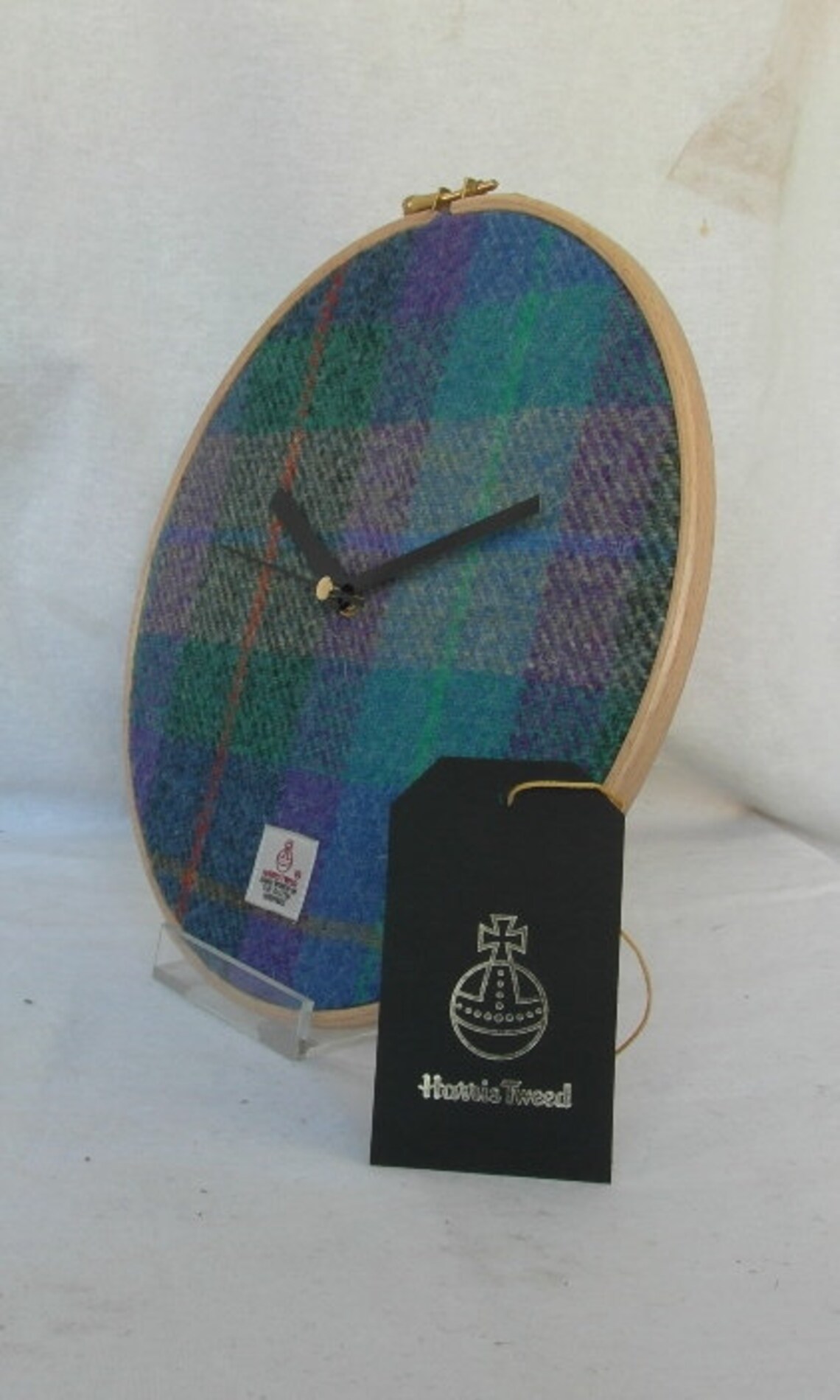 Harris Tweed Round Wall Clock 9in / 23cm Authentic Harris - Etsy UK