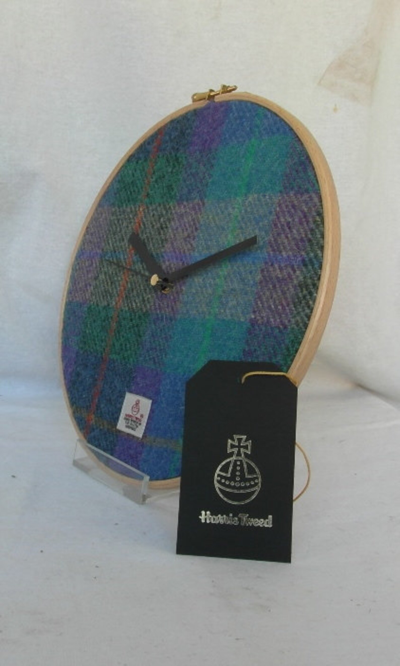 Harris Tweed Round Wall Clock 9in / 23cm Authentic Harris - Etsy UK
