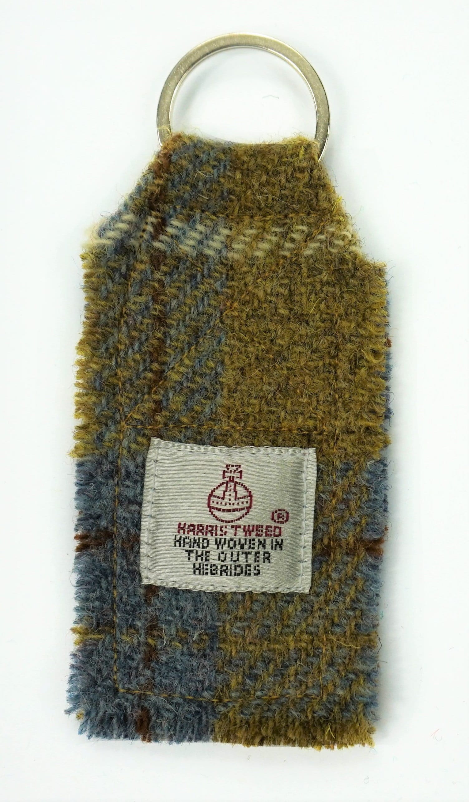 Harris Tweed Keyring Fabric Flat Key Ring Fob Scottish Gift | Etsy