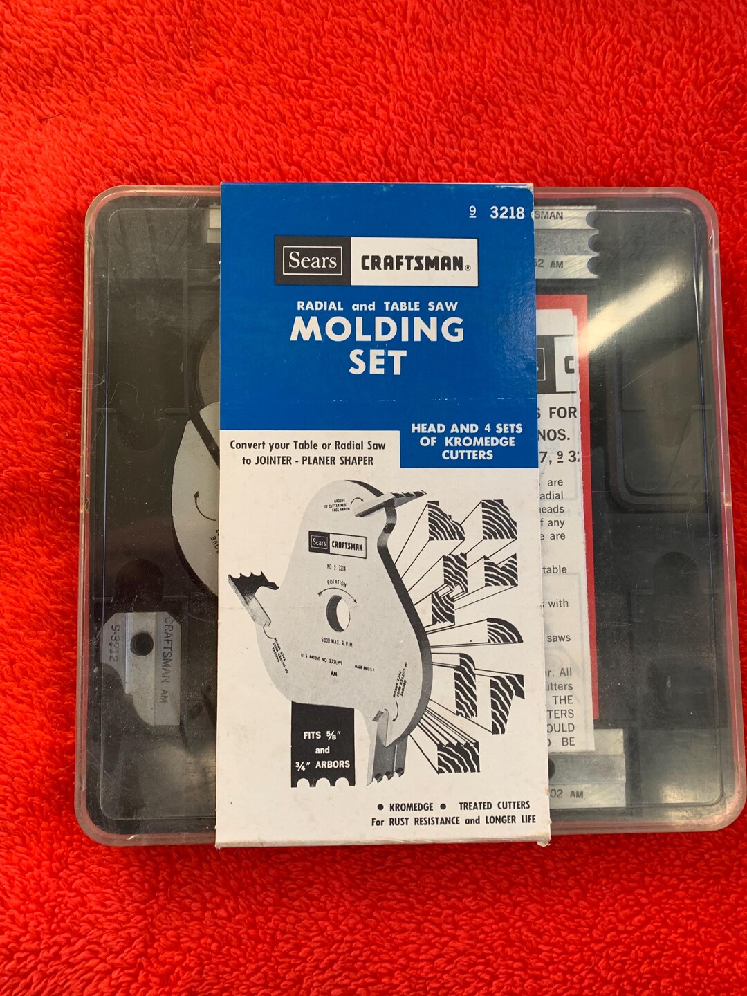 Craftsman Radial and Table Saw Molding Set With 12 Cutters - Etsy