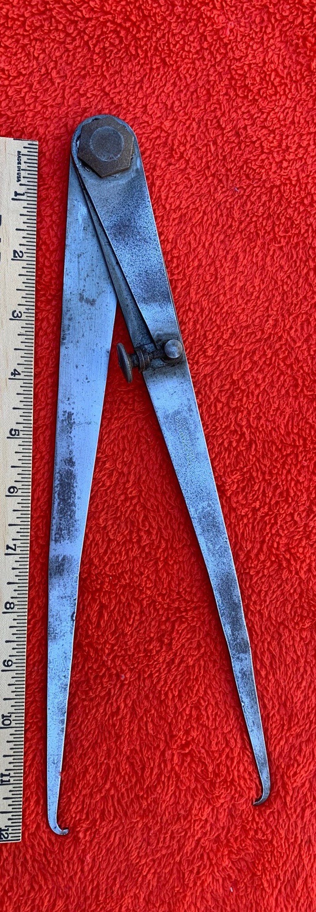 L.s.starrett Co. Inside, Outside Calipers. 12 1/2 Inch Leg Equaling 23 ...