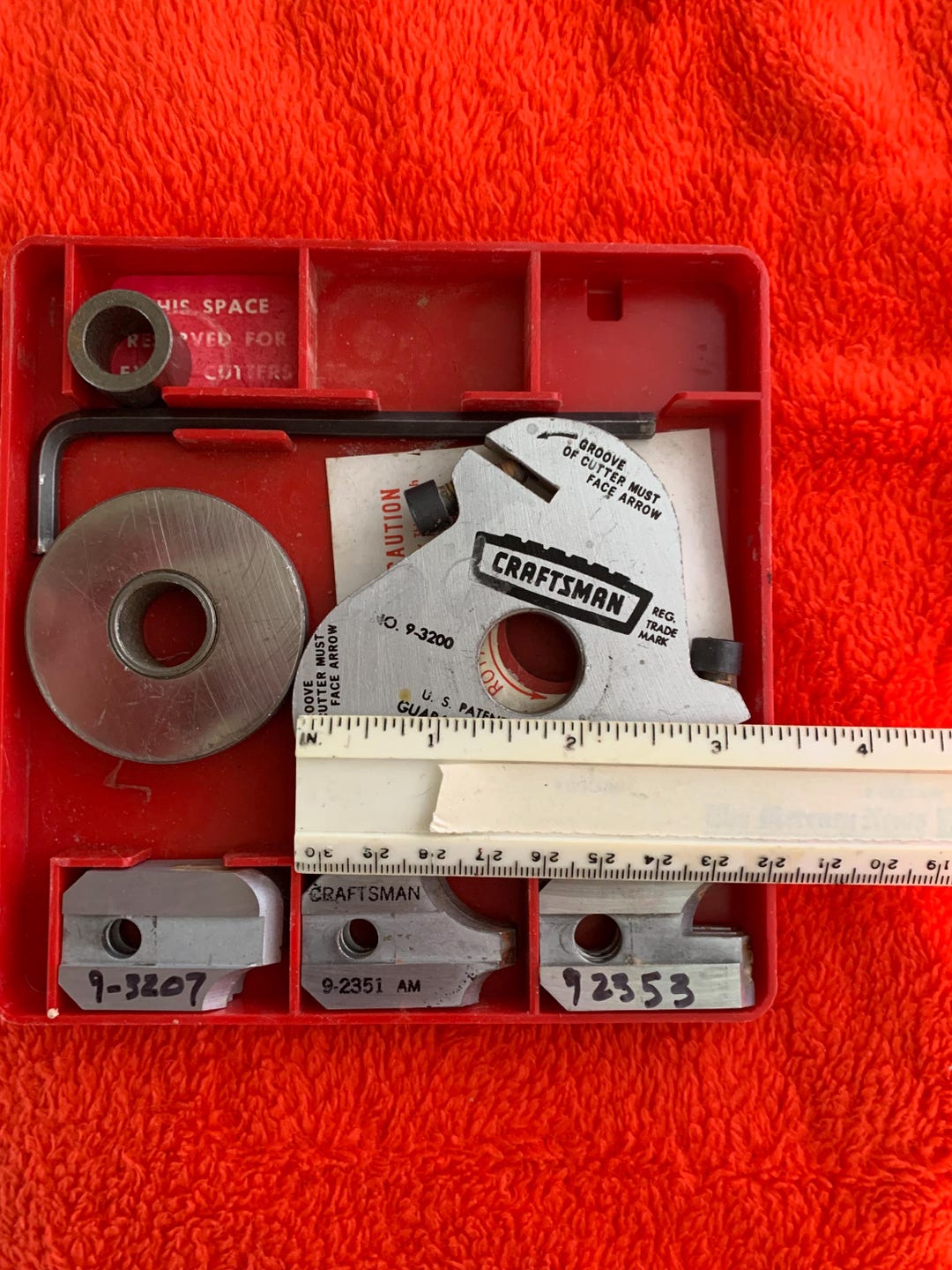 Molding Head With 3 Sets of Cutters. Craftsman Circa 1960 - Etsy