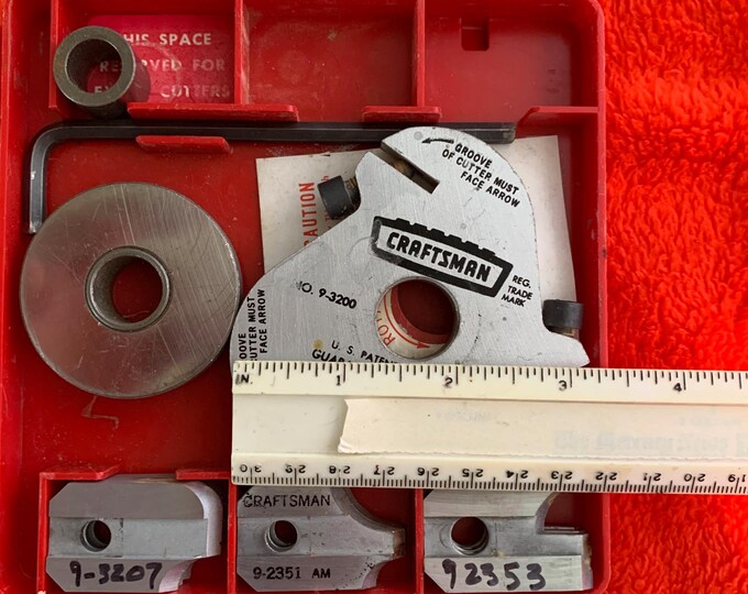 Molding Head With 3 Sets of Cutters. Craftsman Circa 1960 - Etsy