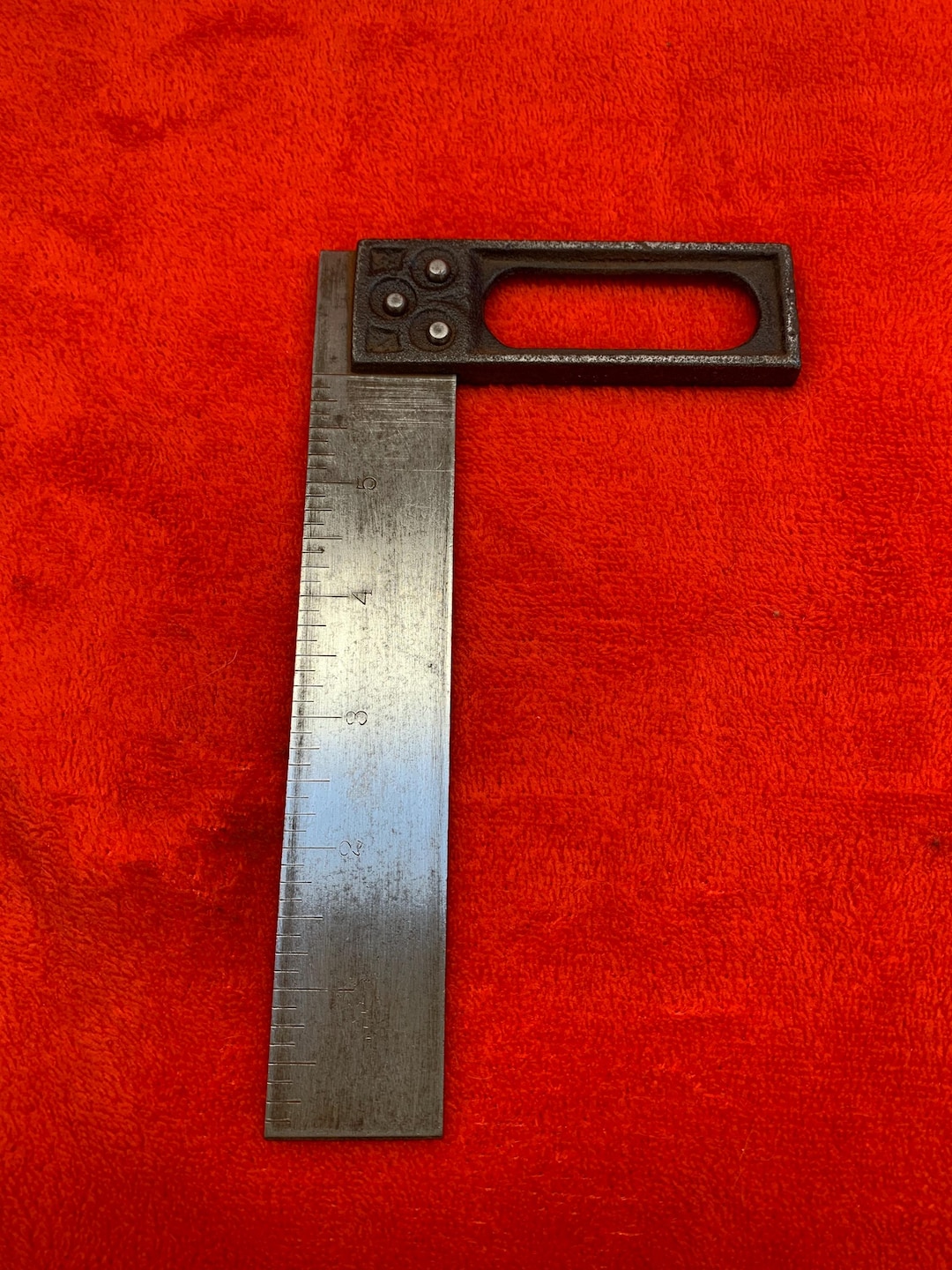 6 Inch Cast Iron Corner Square - Etsy