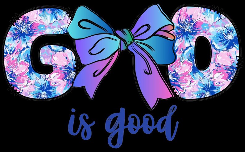 God is Good Png, Floral God Png, Colorful God is Good Png - Etsy