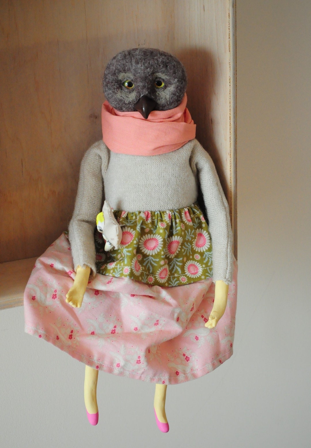 Mary Posable Handmade Bird Art Doll Pose Art Doll, Realistic Doll, Ooak ...