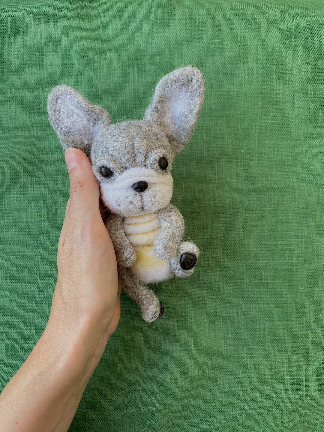 French Bulldog Gift - Frenchie Plush Miniature Stuffed Animal, Pet ...