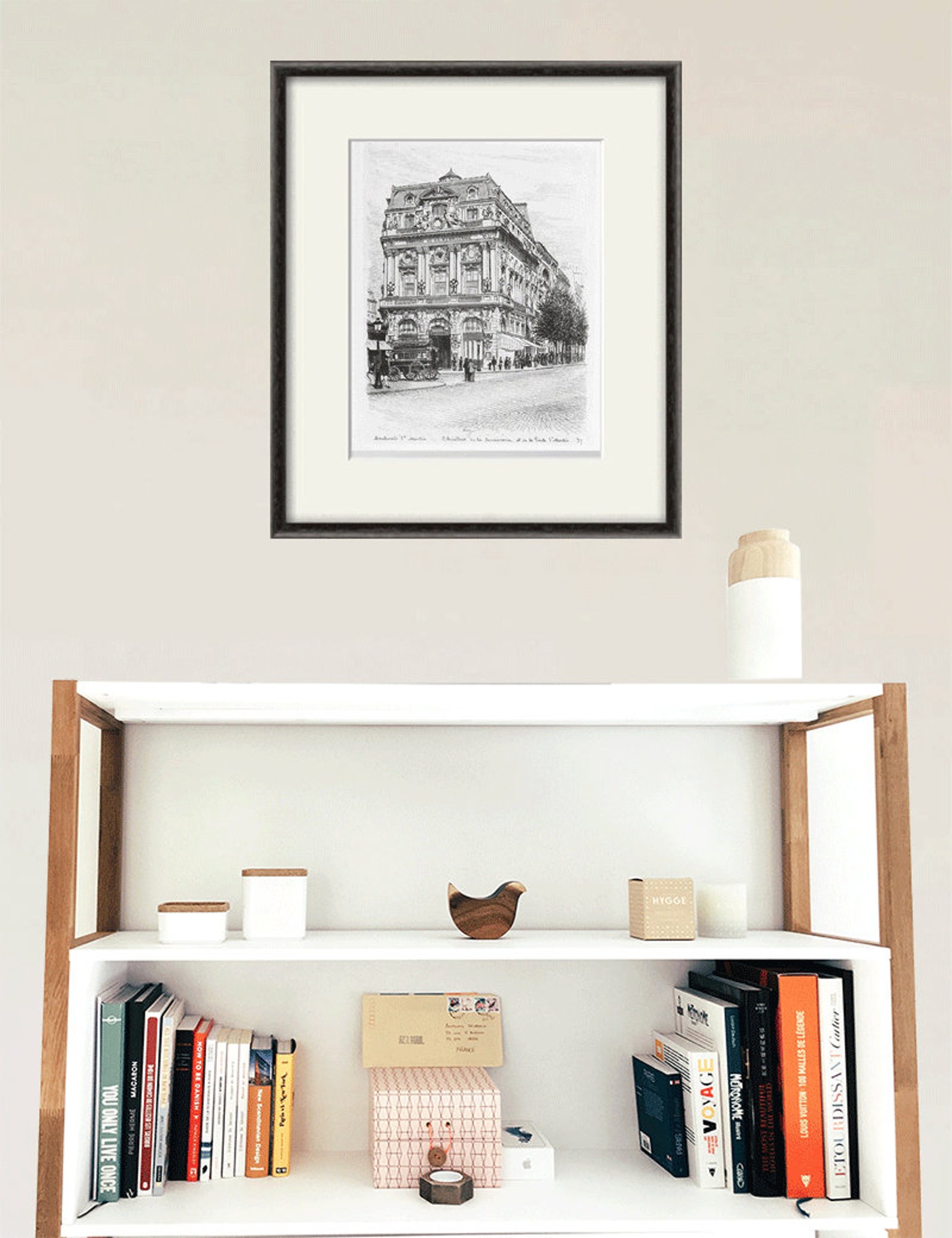 Paris Black and White French Art Print Poster Paris Wall Art | Etsy