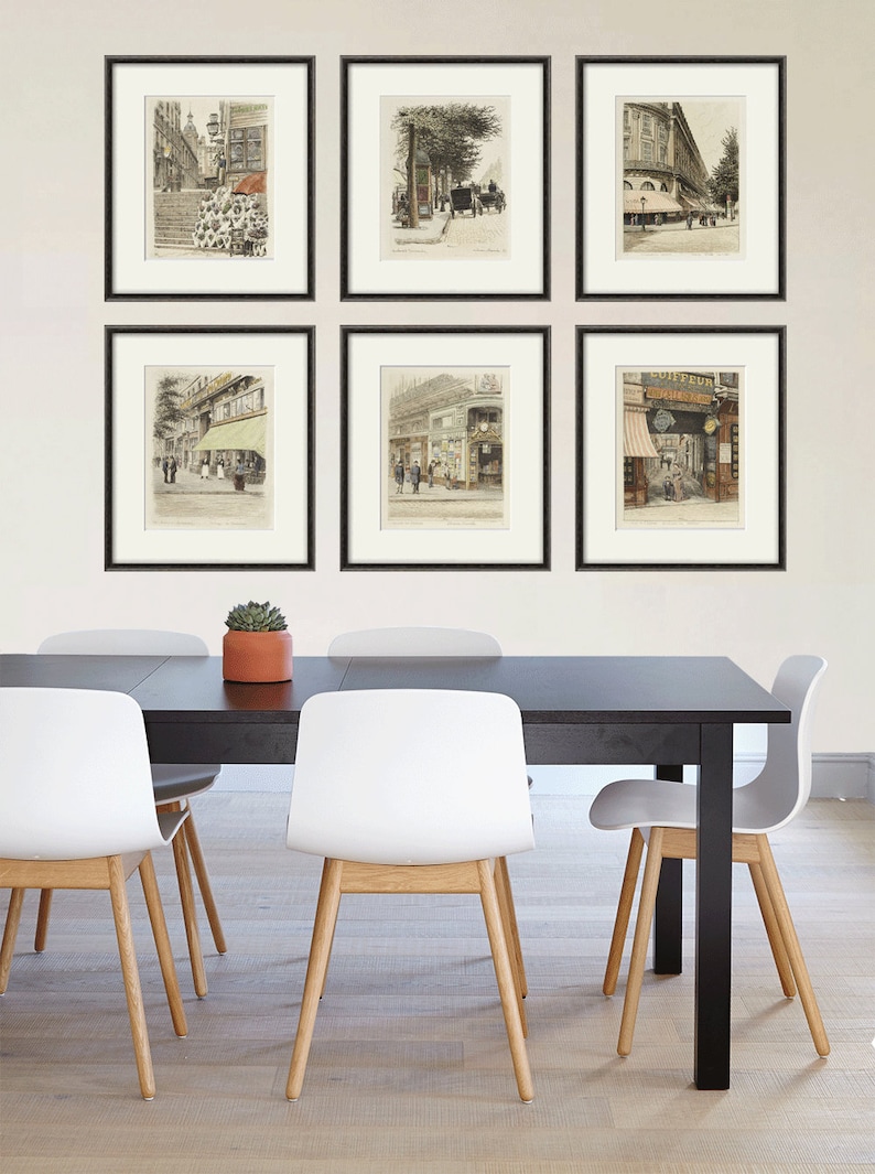 French Art Print Poster Paris Wall Art Victorian Art Antique - Etsy