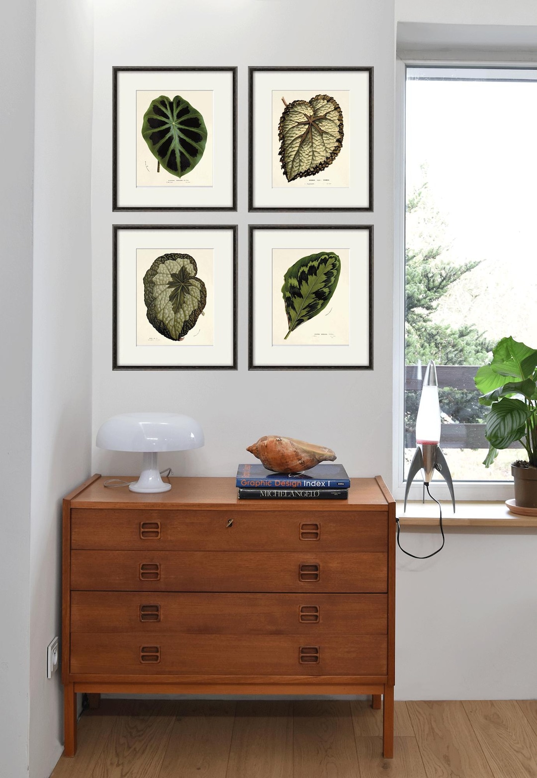 Antique Leafs Art Print Botanical Art Prints Vintage Garden Wall Art ...
