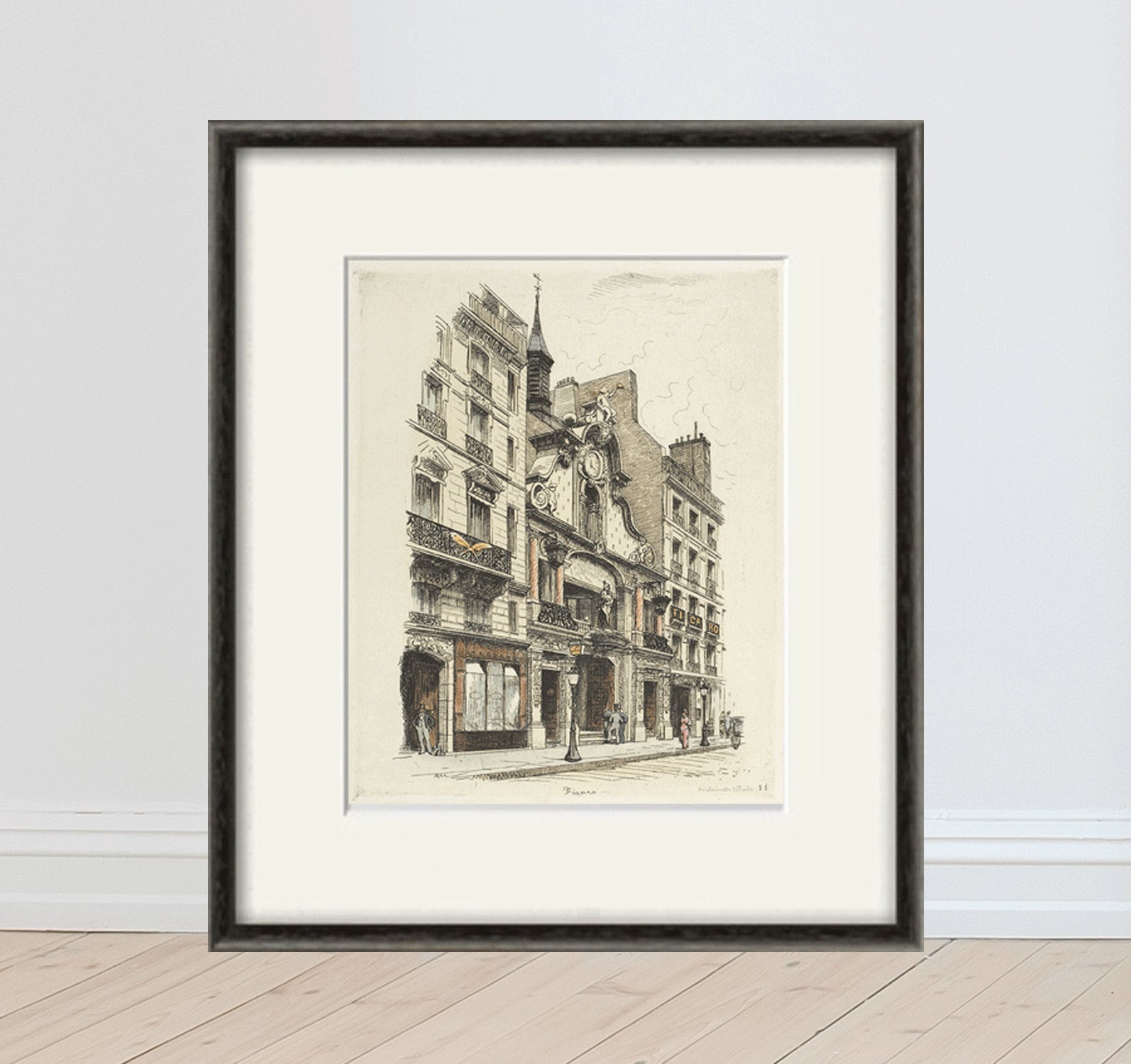 Paris art print French art print Paris wall decor Victorian | Etsy