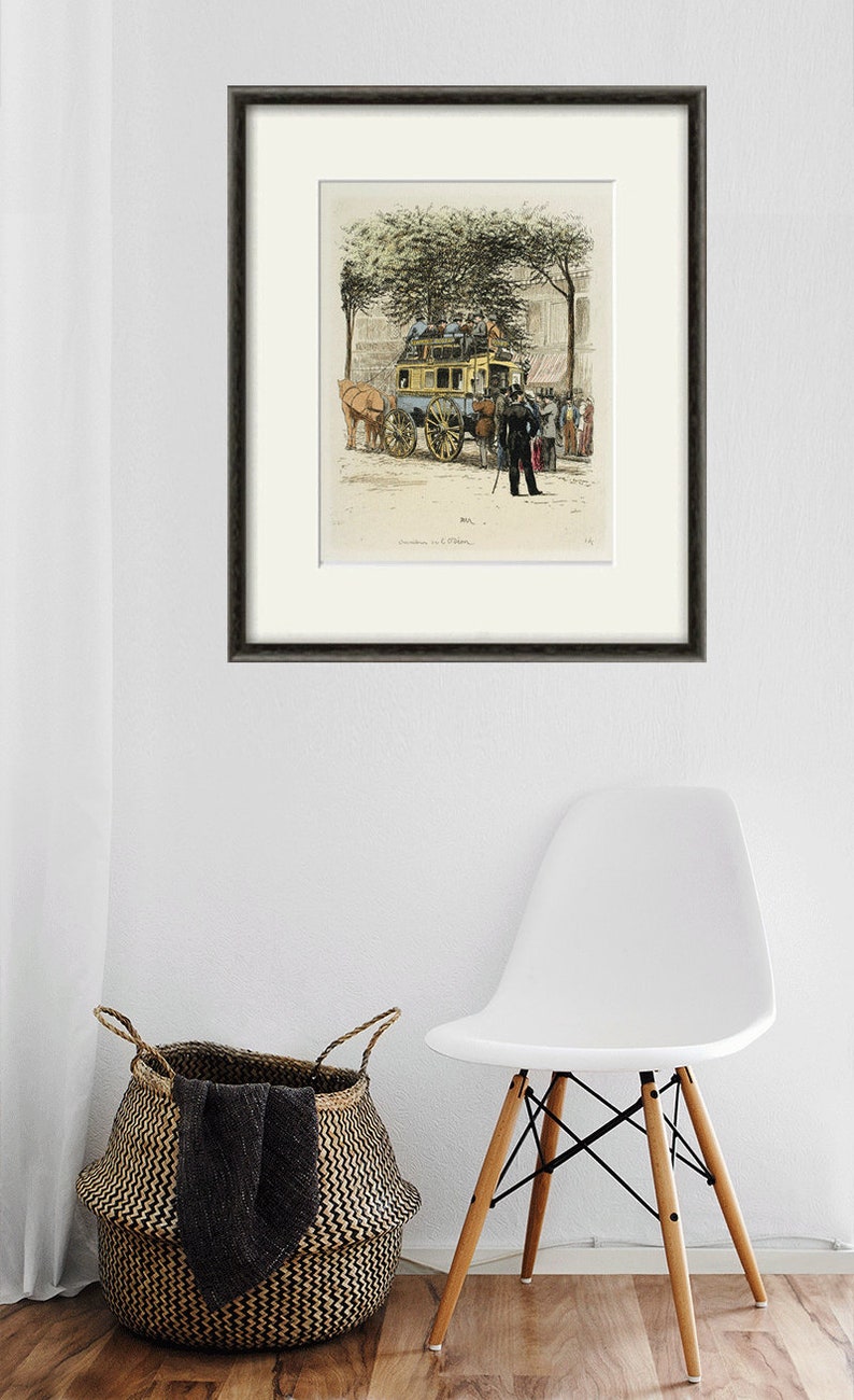 Paris art print French art print Paris wall decor Victorian | Etsy