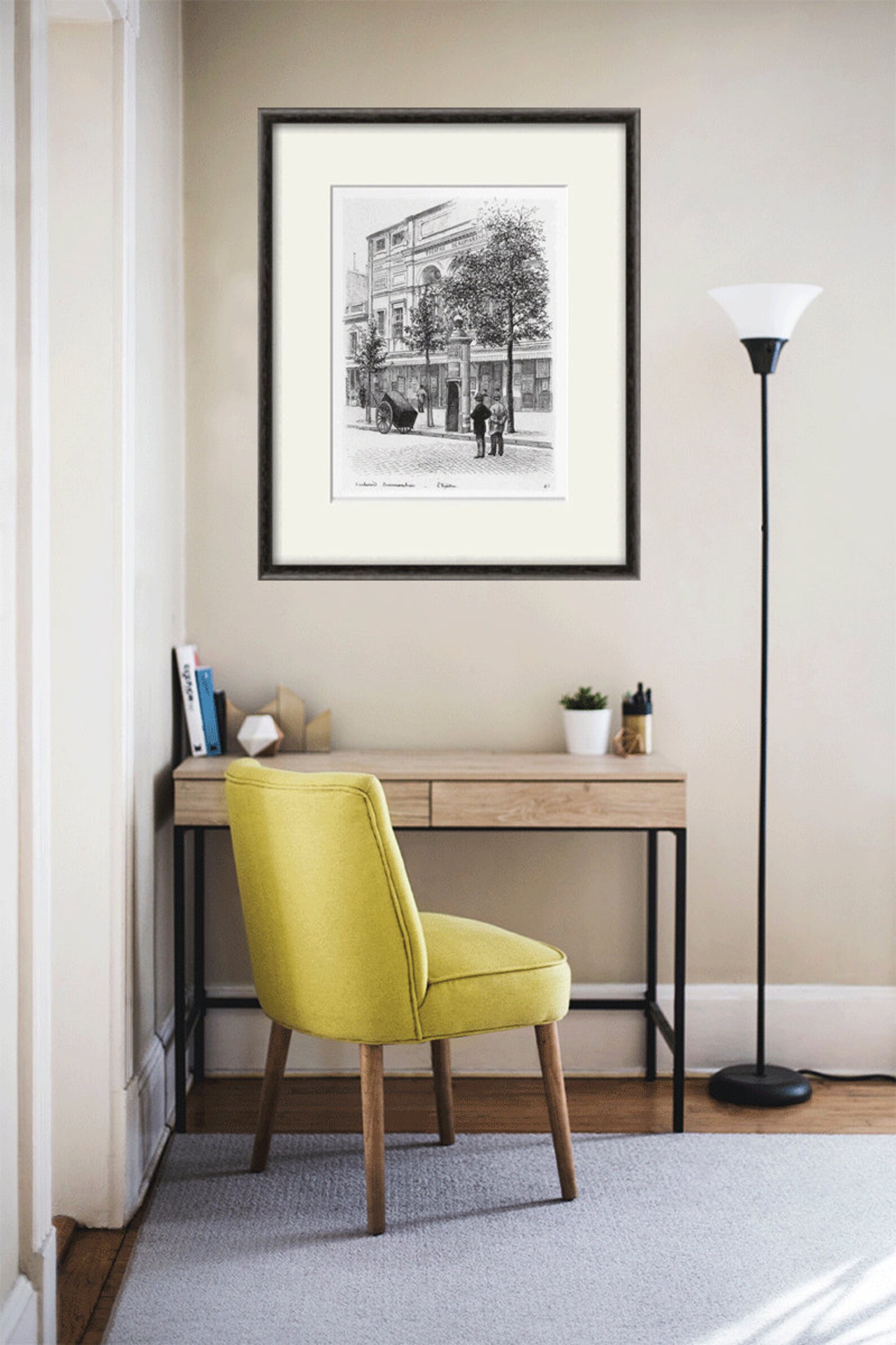 Paris Black and White French Art Print Poster Paris Wall Art - Etsy