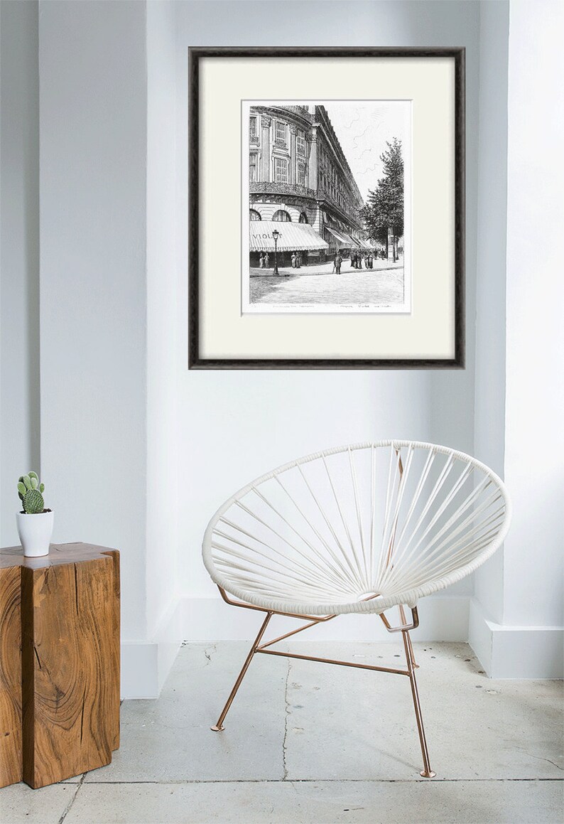 Paris Black and White French Art Print Poster Paris Wall Art | Etsy