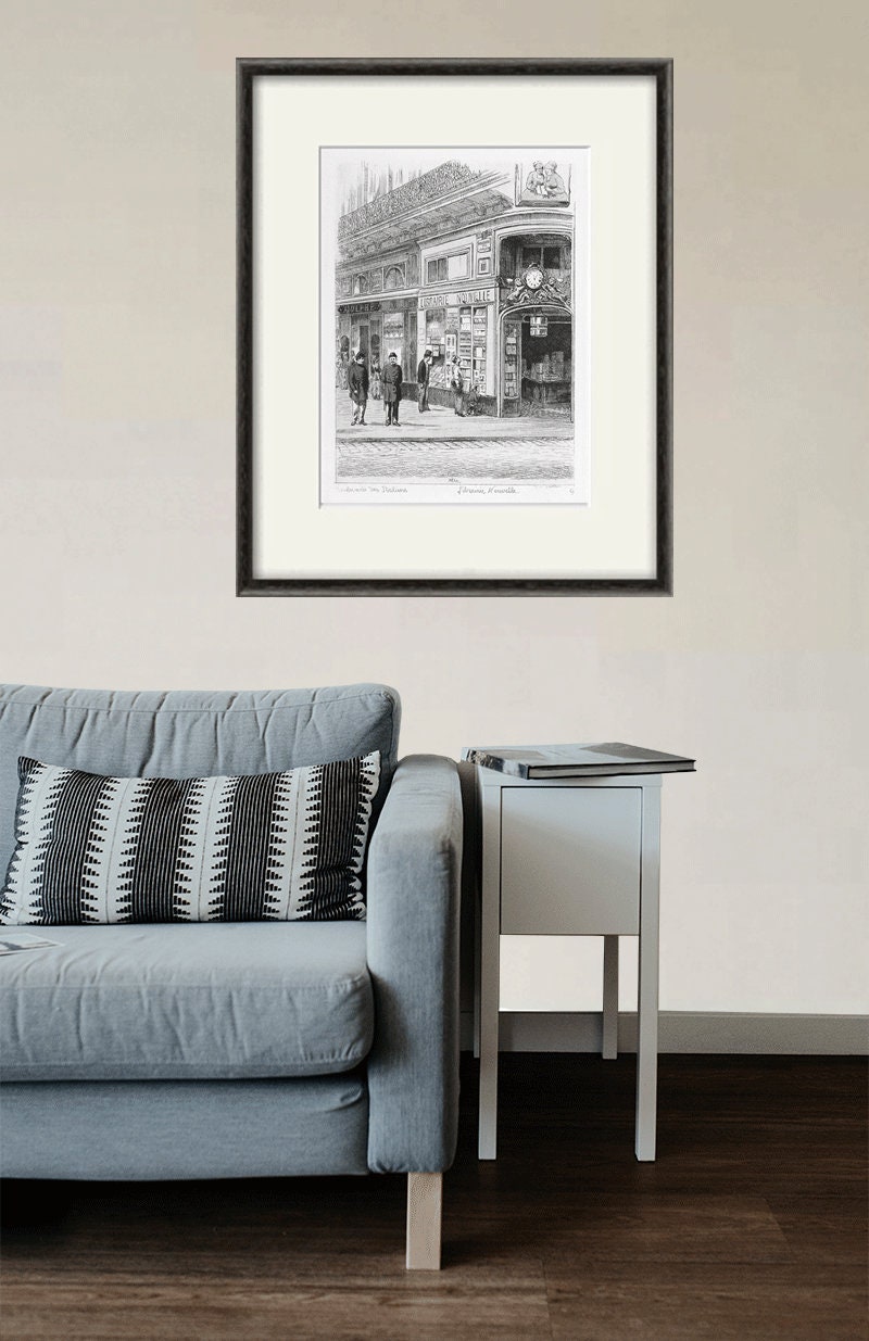 Paris Black and White French Art Print Poster Paris Wall Art | Etsy