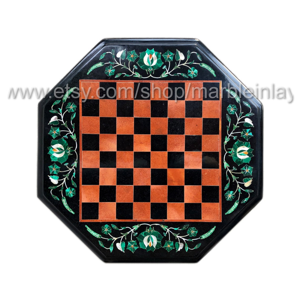 Marble Chess Set Handmade Game Board Stone Handcraft Pieces - Etsy