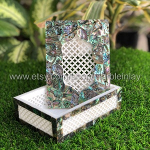 Marble Jewellery Box Abalone Shell Inlay Jewelry Organizer - Etsy