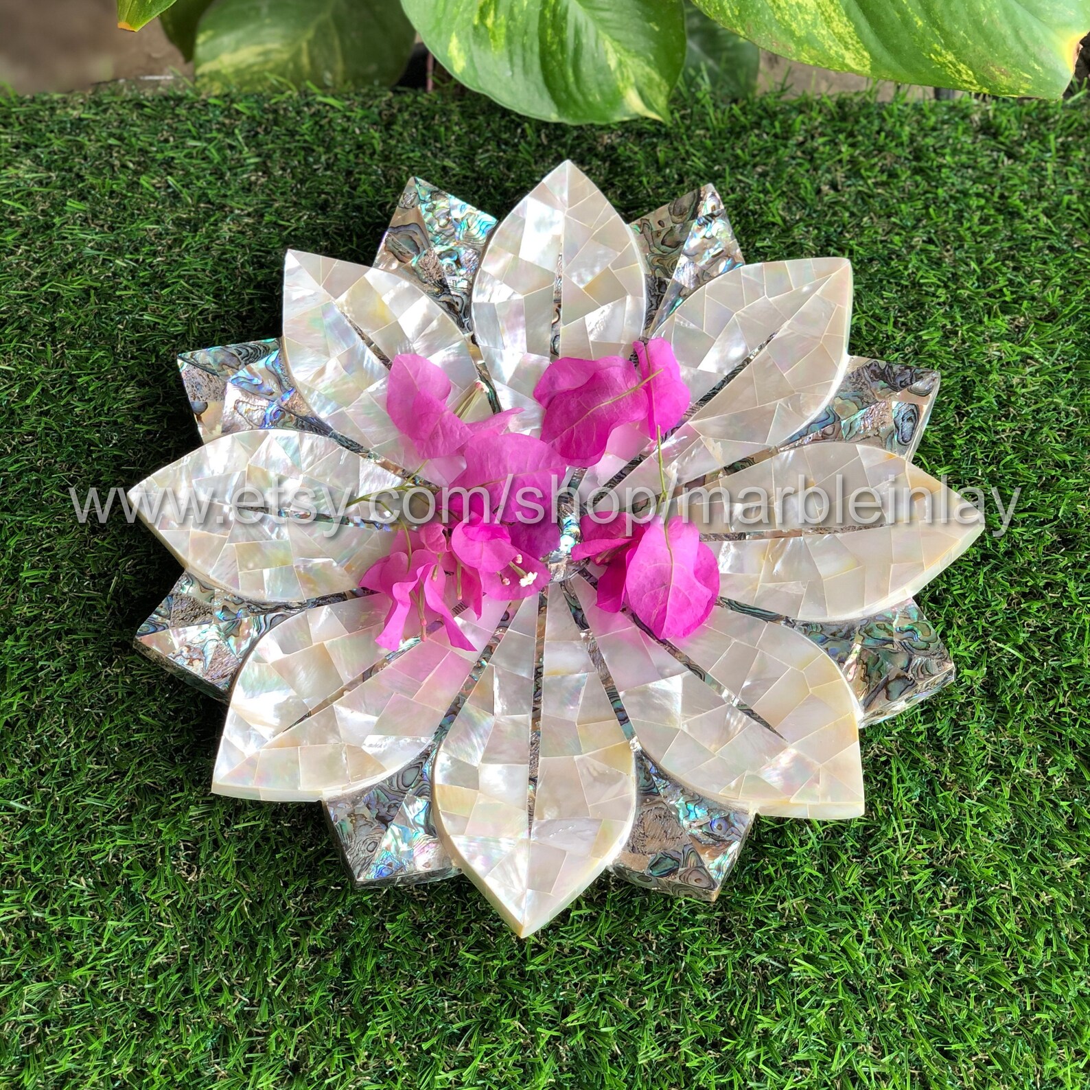 Lotus Pottery Serving Bowl Centerpieces Handmade Fruit Bowl - Etsy