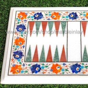 Handmade Backgammon Set Backgammon Board Game Side Table - Etsy
