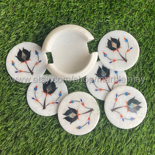 Marble Coasters - Etsy
