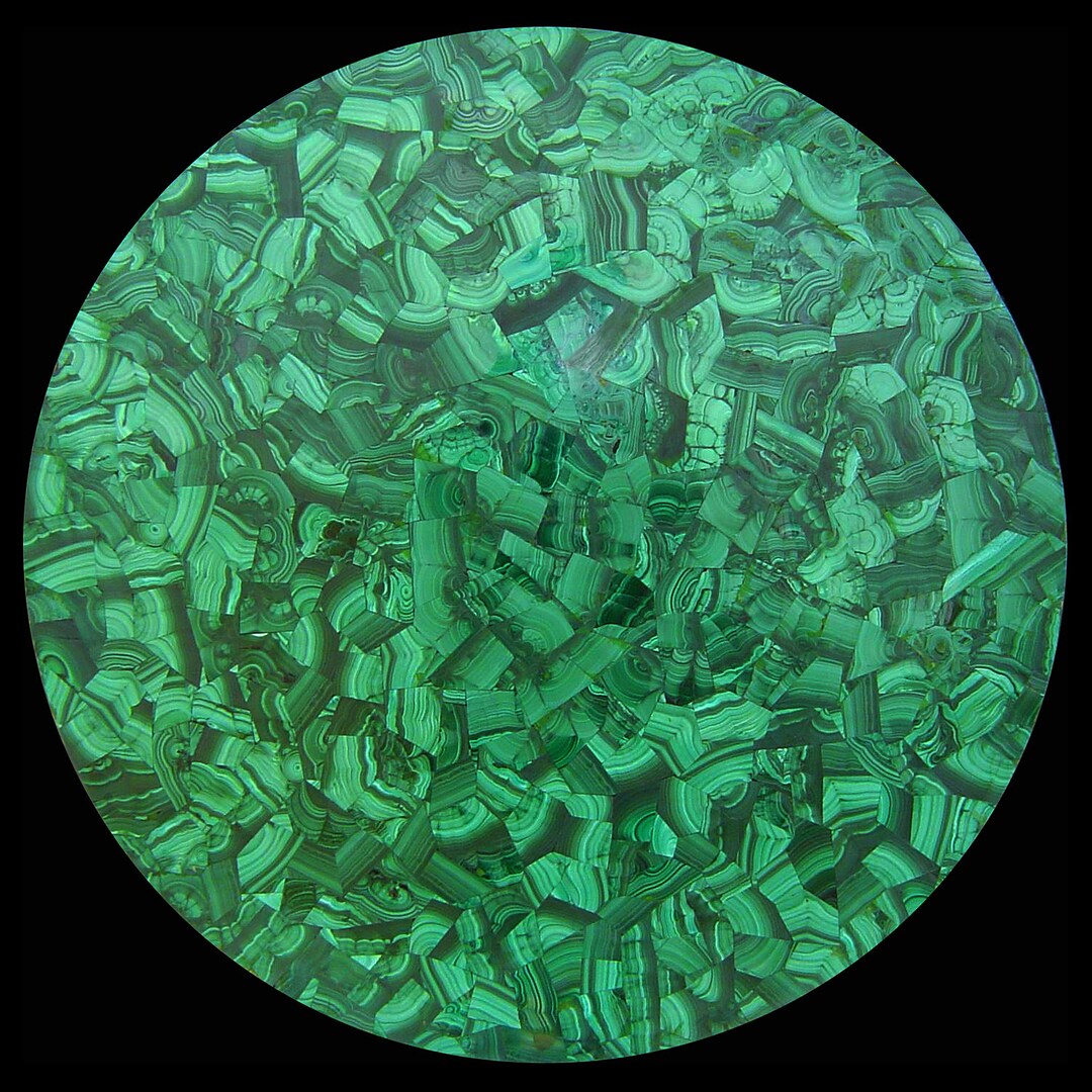 Marble Table Top Malachite Stone Inlay Coffee Table - Etsy