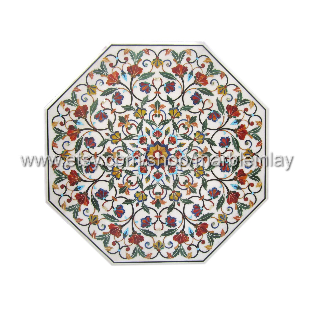 Marble Inlay Kitchen & Dining Tables Home and Living Furniture - Etsy