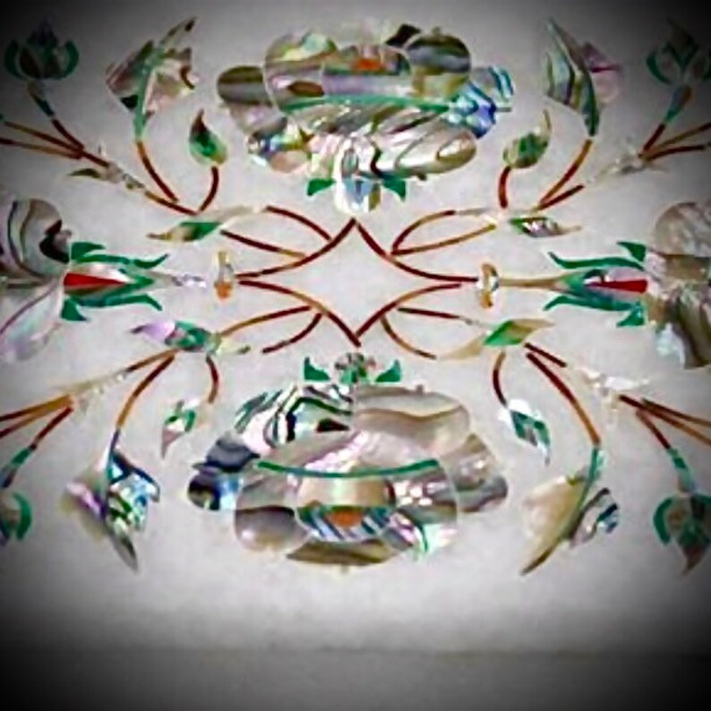 Marble Jewelry Boxes Handmade Rectangle Stone Inlay Ring - Etsy