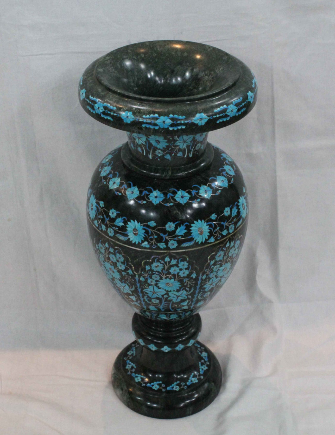 Flower Vases Antique Marble Inlay Flowers Pot With Free - Etsy