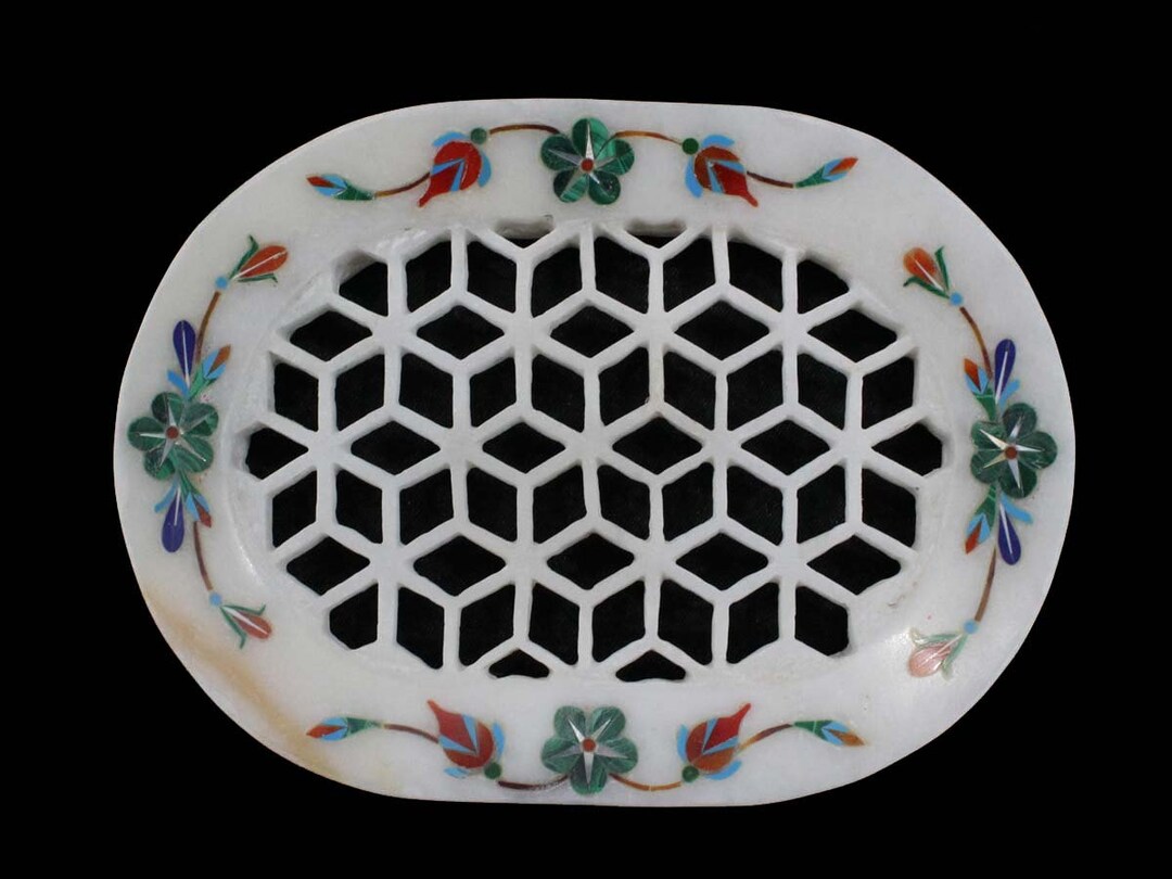Marble Draining Soap Dish, Inlay Soap Holder, Handmade Soap Tray - Etsy