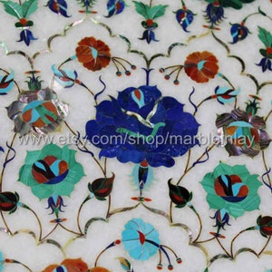 Kitchen & Dining Room Table Top Marble Inlay Handmade - Etsy