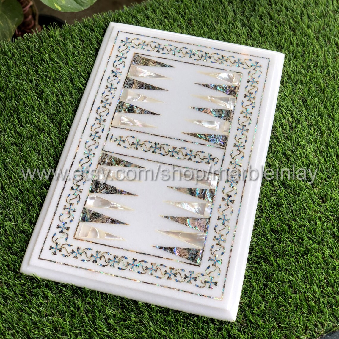 High Quality Handmade Backgammon Set & Checkers Board | Etsy