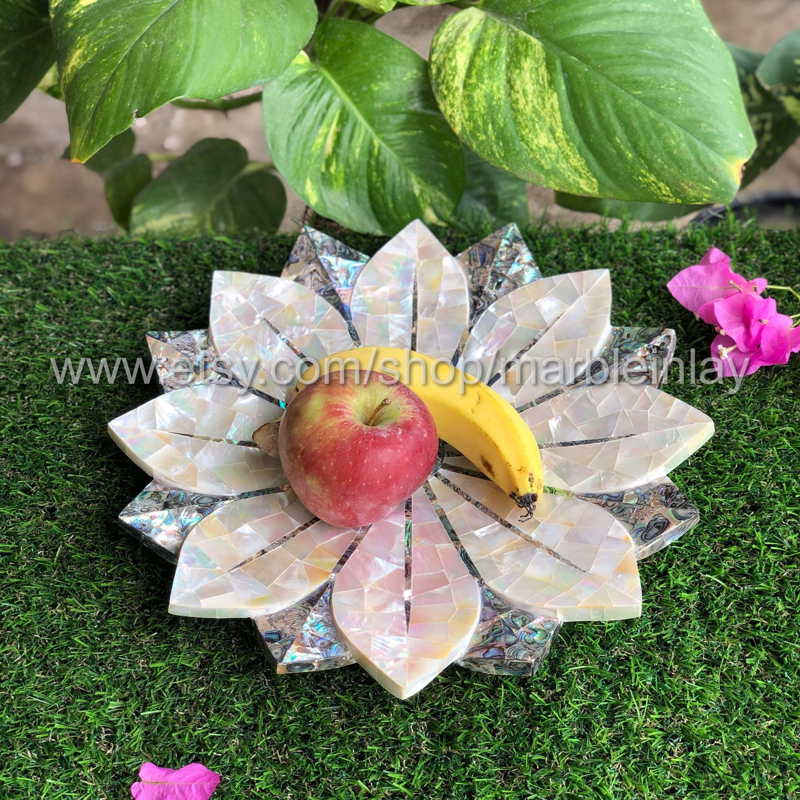 Lotus Pottery Serving Bowl Centerpieces Handmade Fruit Bowl - Etsy