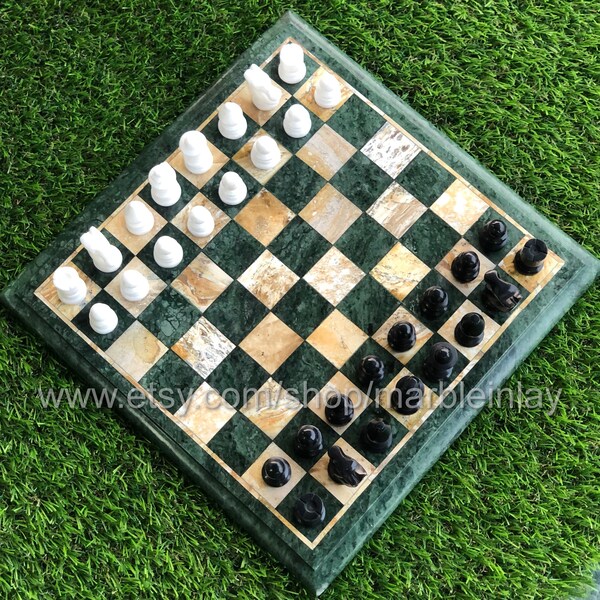 Stone Chess Set - Etsy