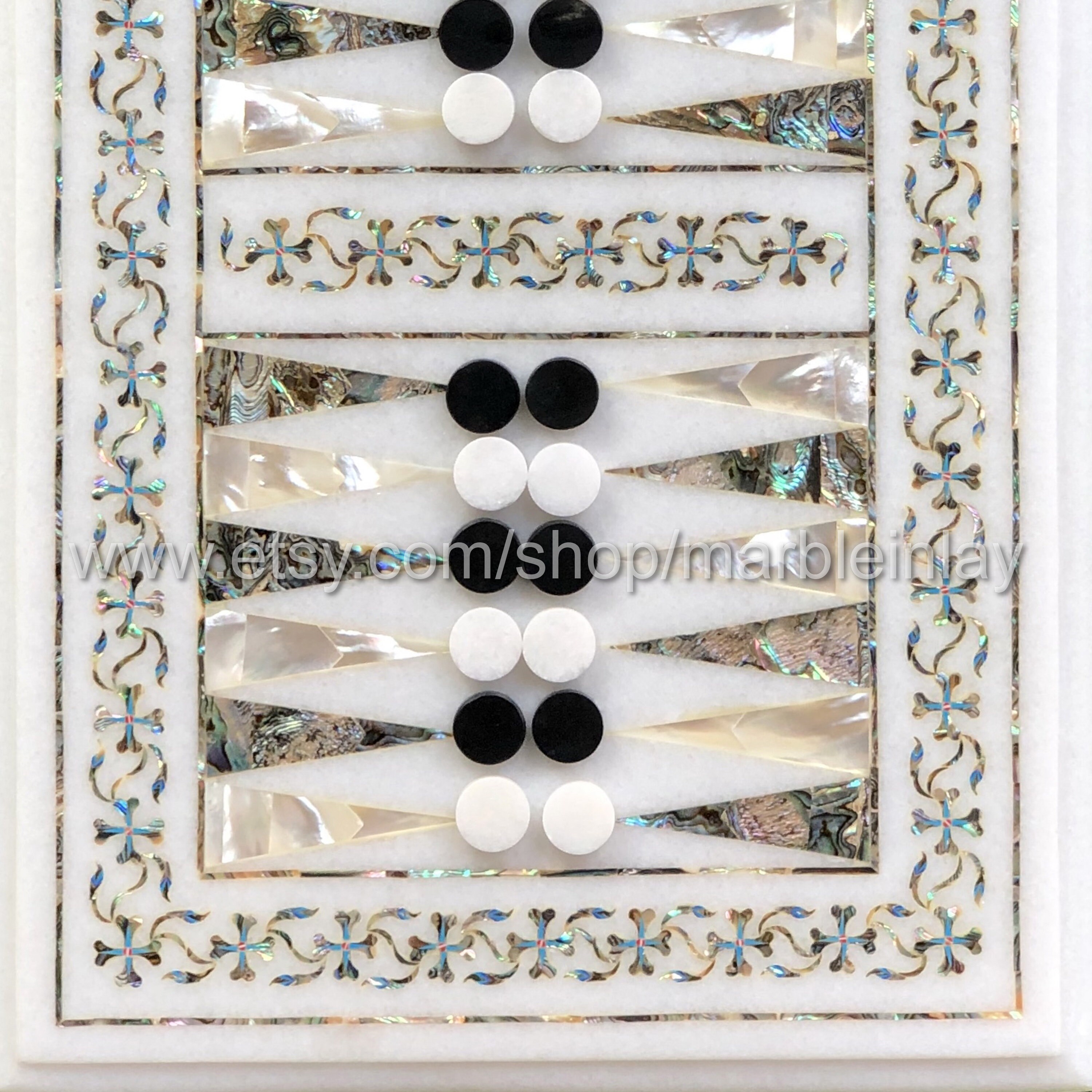 High Quality Handmade Backgammon Set & Checkers Board | Etsy