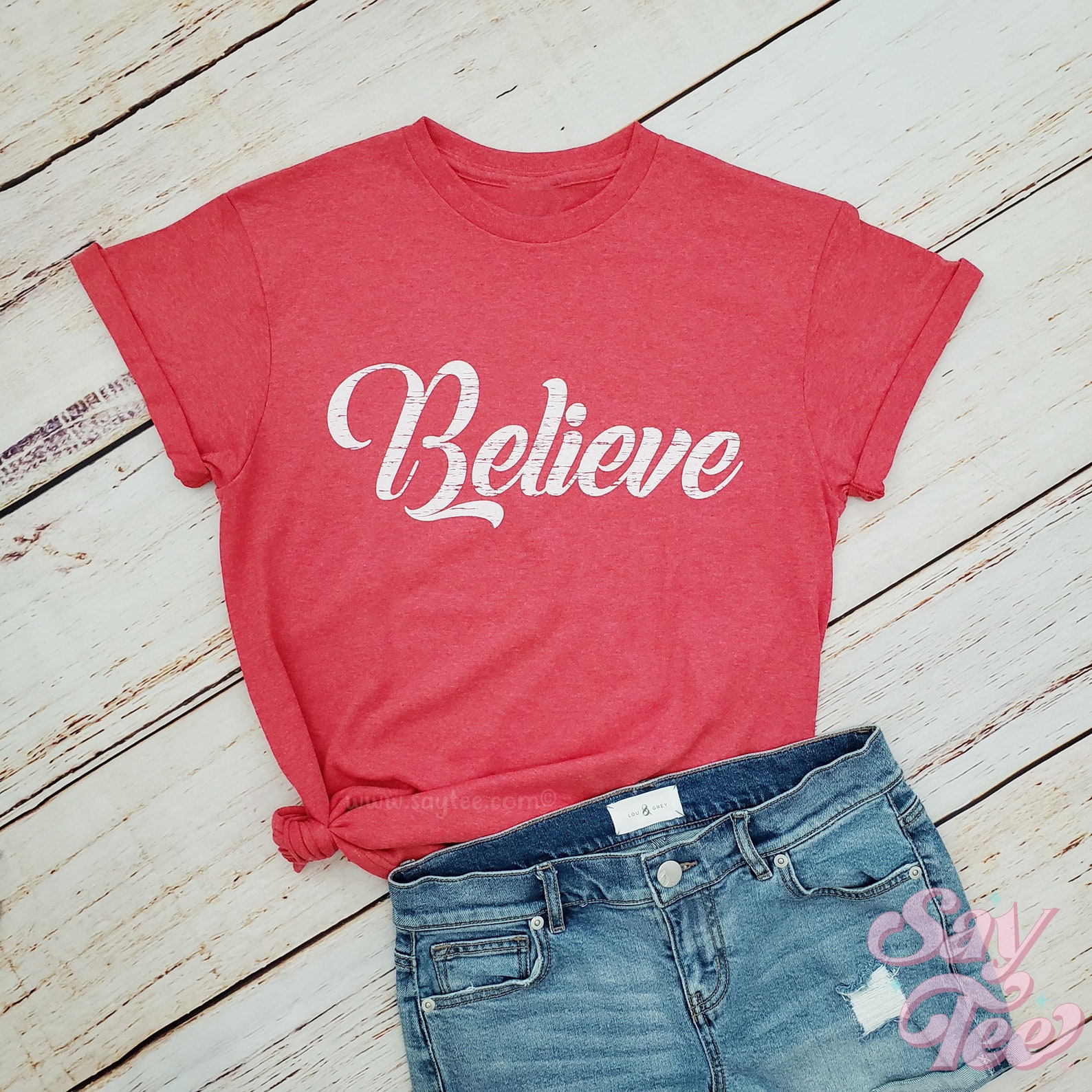 Believe Shirt Christian Gift Southern Sayings Christian | Etsy
