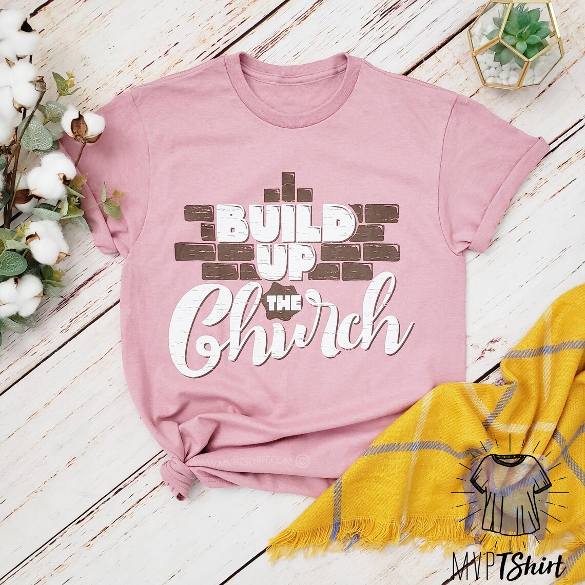 BUILD UP THE Church shirt Jesus unisex shirt Xmas gift idea | Etsy