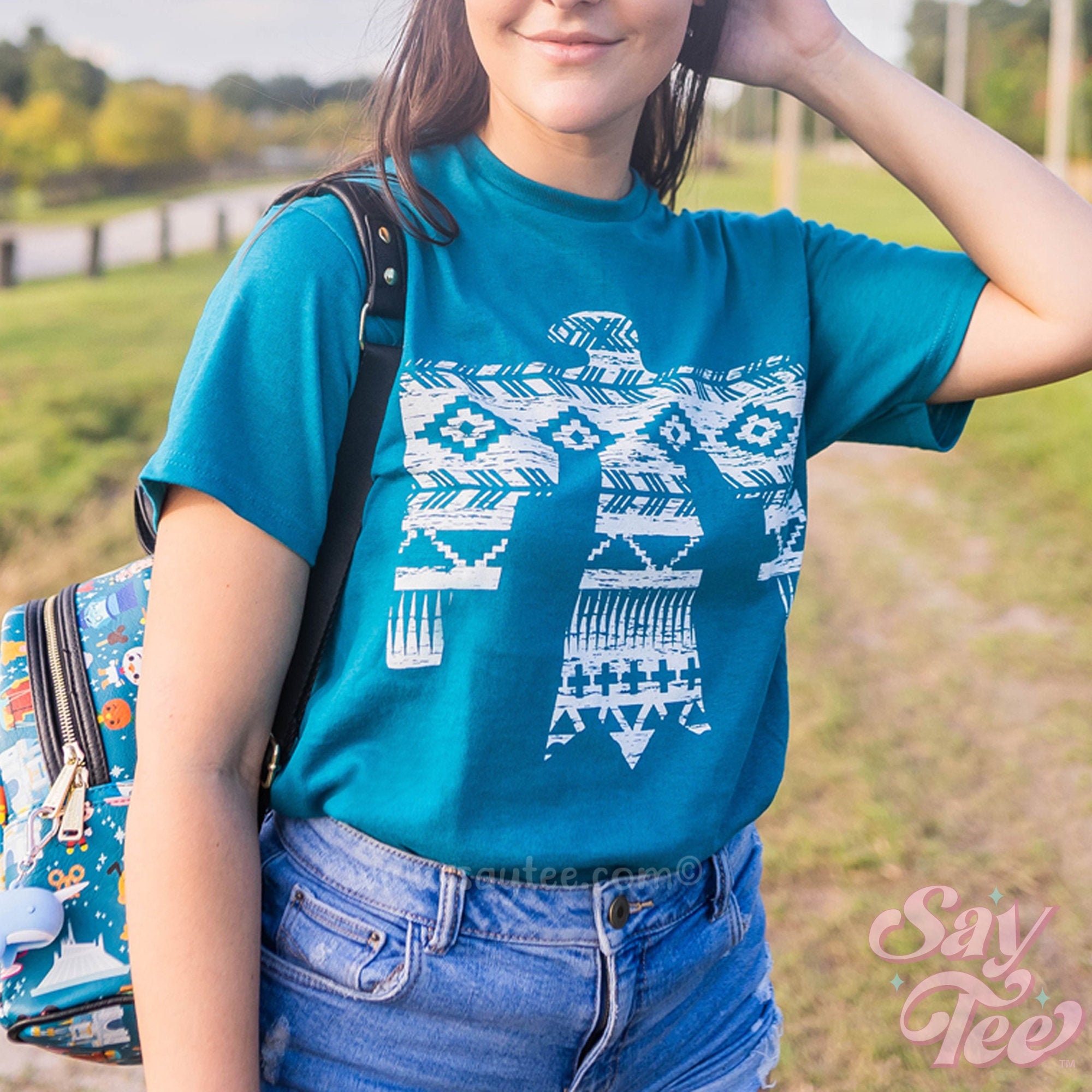 Aztec patterns Thunderbirds Shirt Native American clothing | Etsy