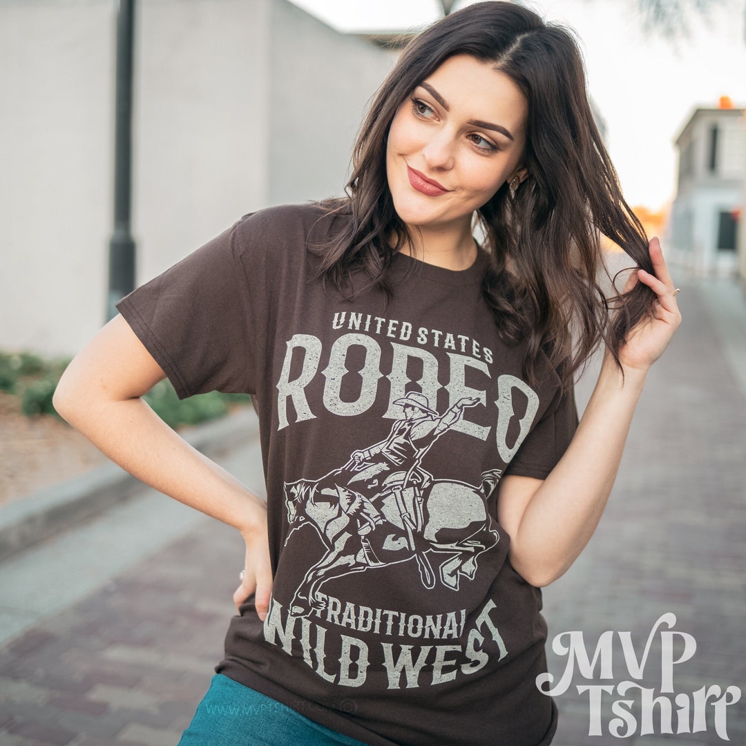 Rodeo, Wild West Shirt, Rodeo T Shirt, Vintage Cowboy Shirt, Dad Gift ...