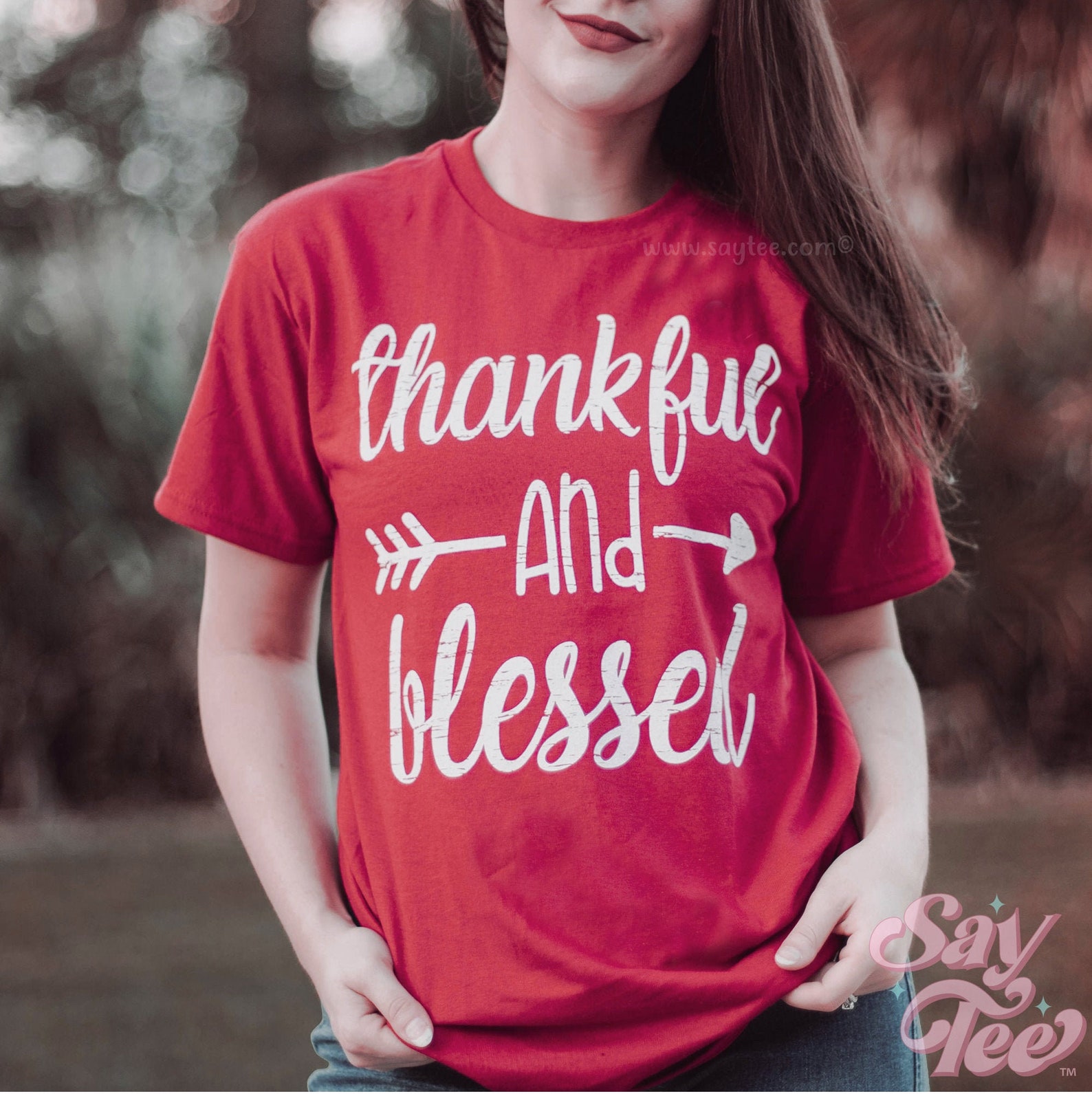 Thankful Blessed T Shirt Fall T Shirt Thanksgiving Day Etsy