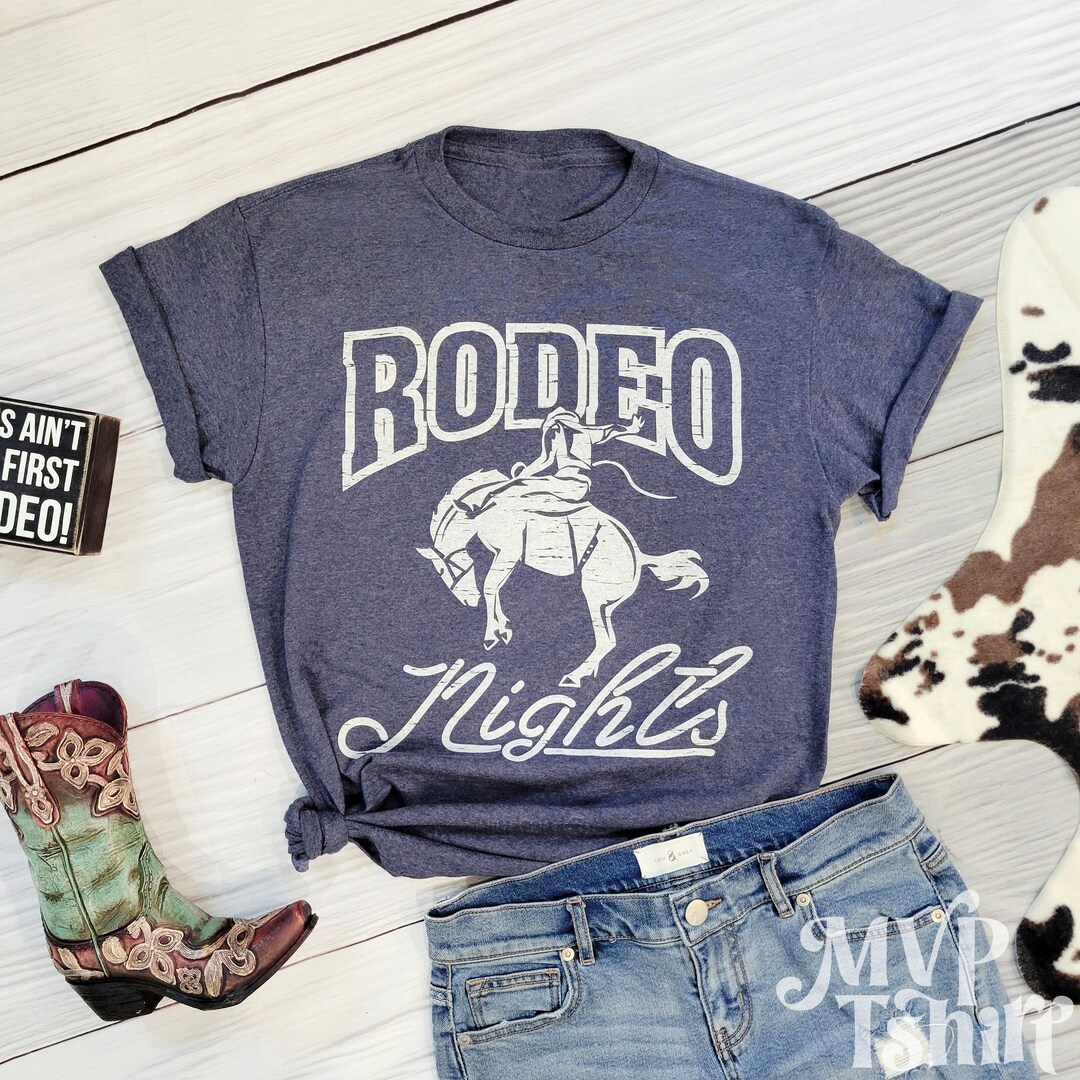 Rodeo Nights Shirt, Wild West Shirt, Bull Riding Shirt, Rodeo T Shirt ...